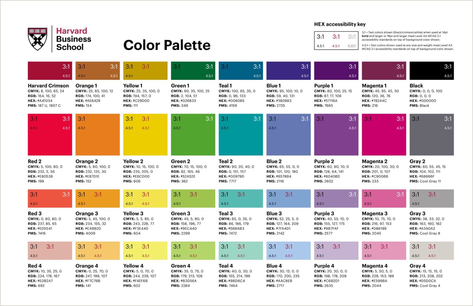Color Accessibility - HBS Identity Guidelines | HBS Identity Guidelines