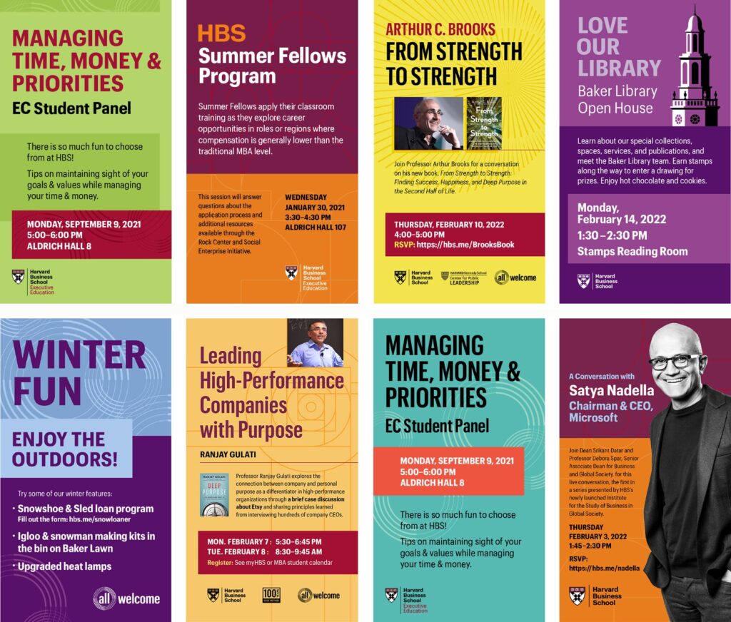 Brand Examples - HBS Identity Guidelines | HBS Identity Guidelines